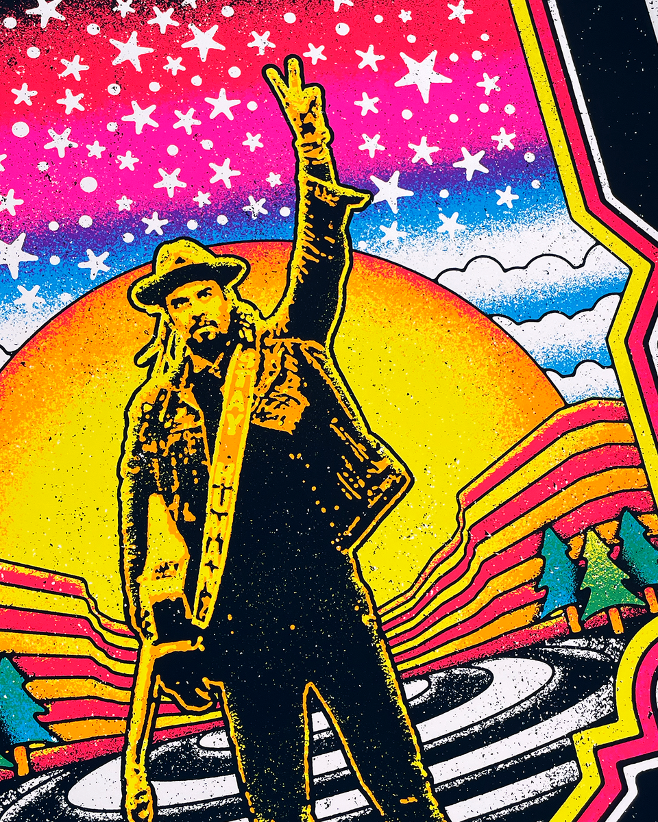 Michael Franti & Spearhead • Red Rocks 2024 • 18x24 – The Moon Life